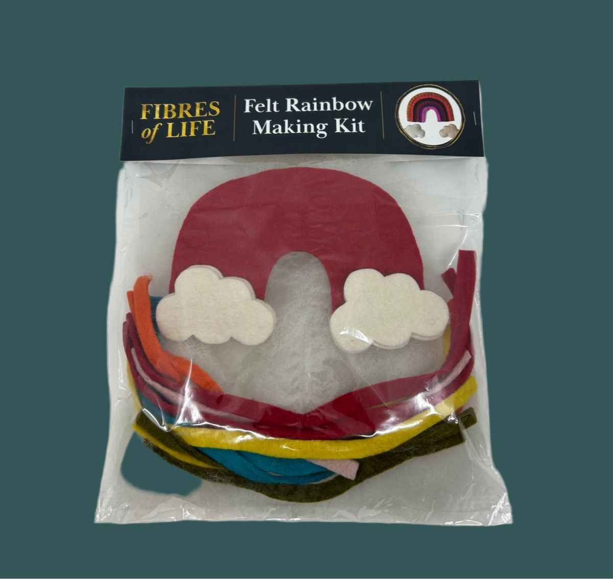 Fibres of Life - Felt Rainbow Making Kit – The Fibre Nook