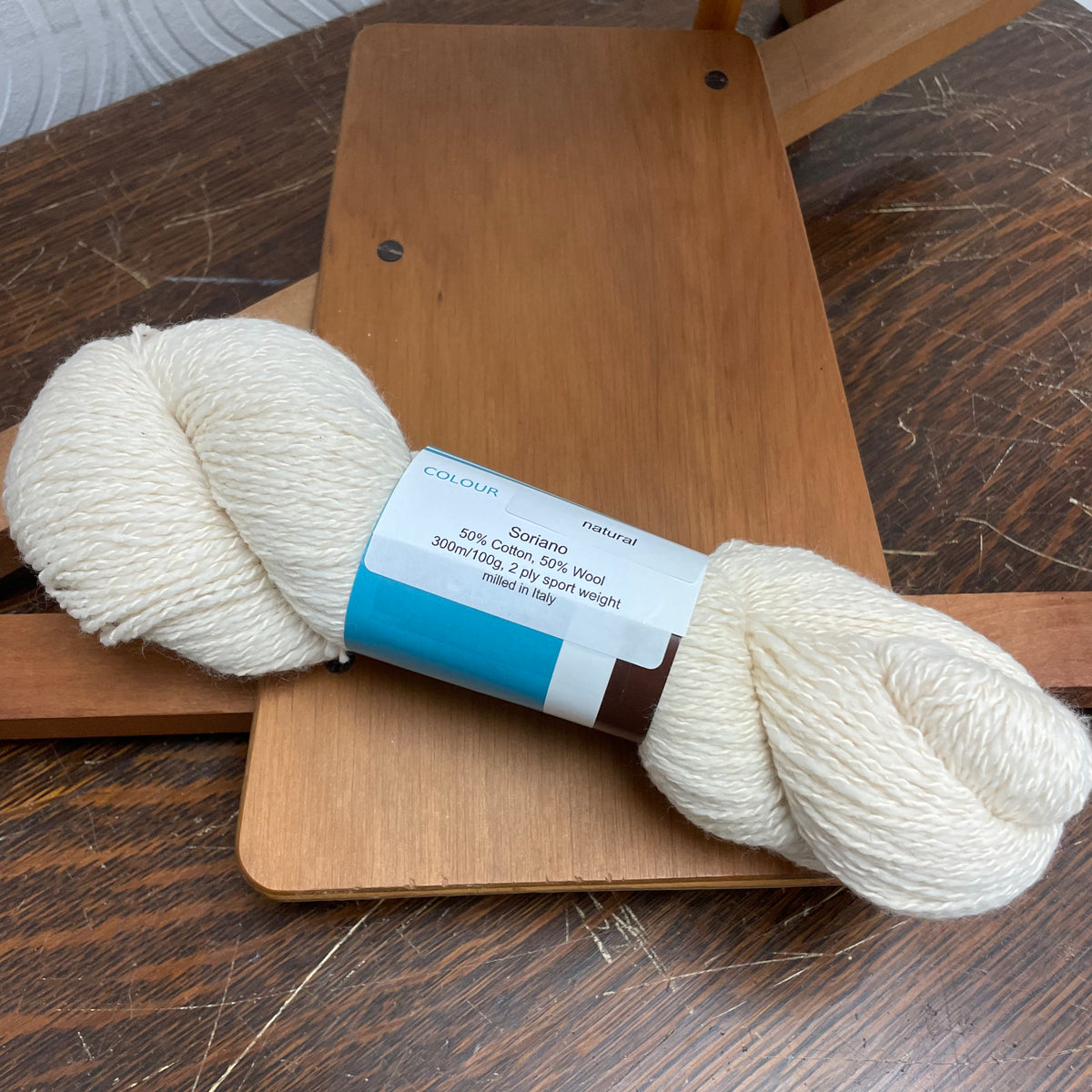 Gathering Yarn - Soriano undyed – The Fibre Nook