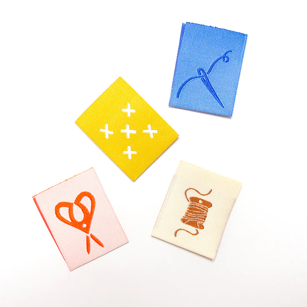 Junebug & Darlin - Stitching Symbols Sew-In Labels (4 Pack) – The Fibre ...