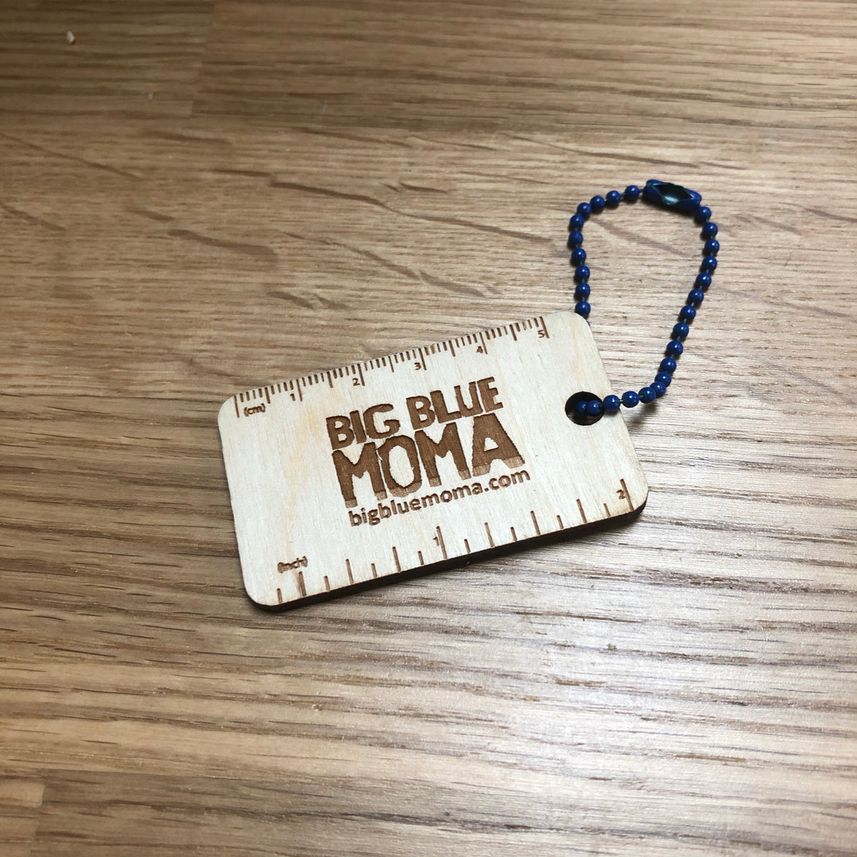 Big Blue Moma - Quick Ruler Key Ring – The Fibre Nook
