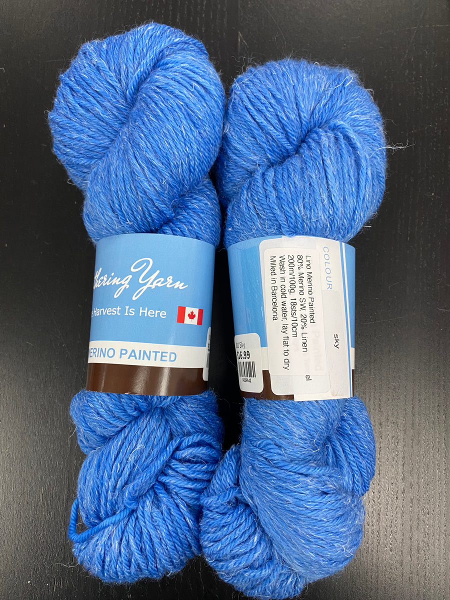 Gathering Yarn - Lino Merino Painted – The Fibre Nook